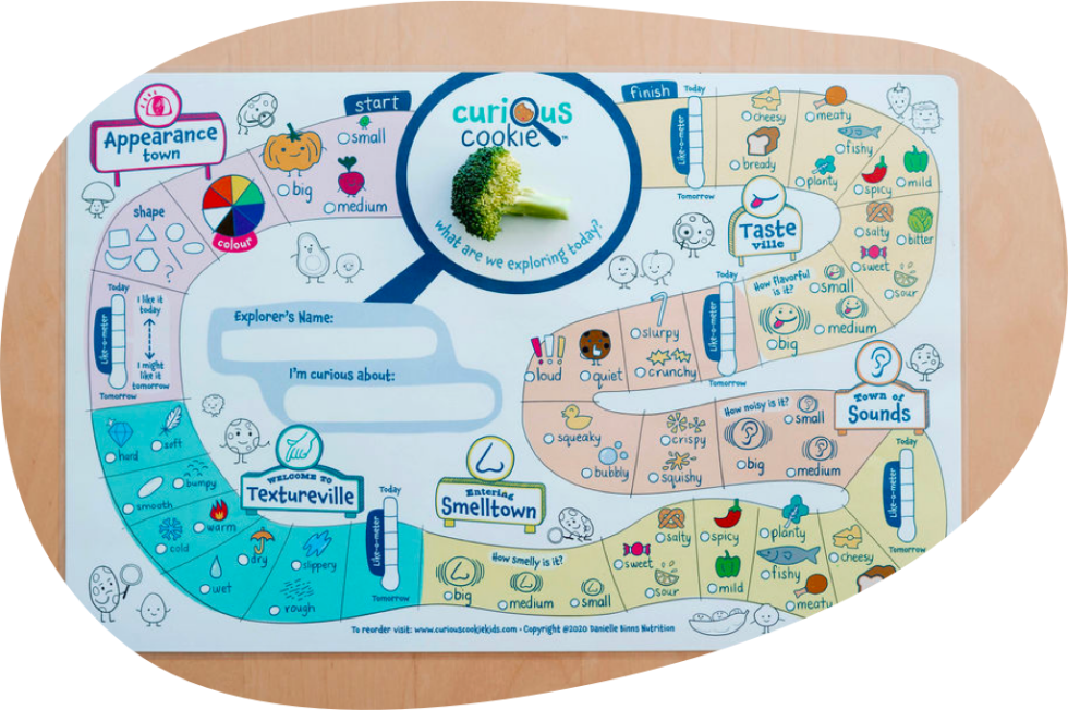 | Curious Cookie Food Exploration Mat for Picky Eaters