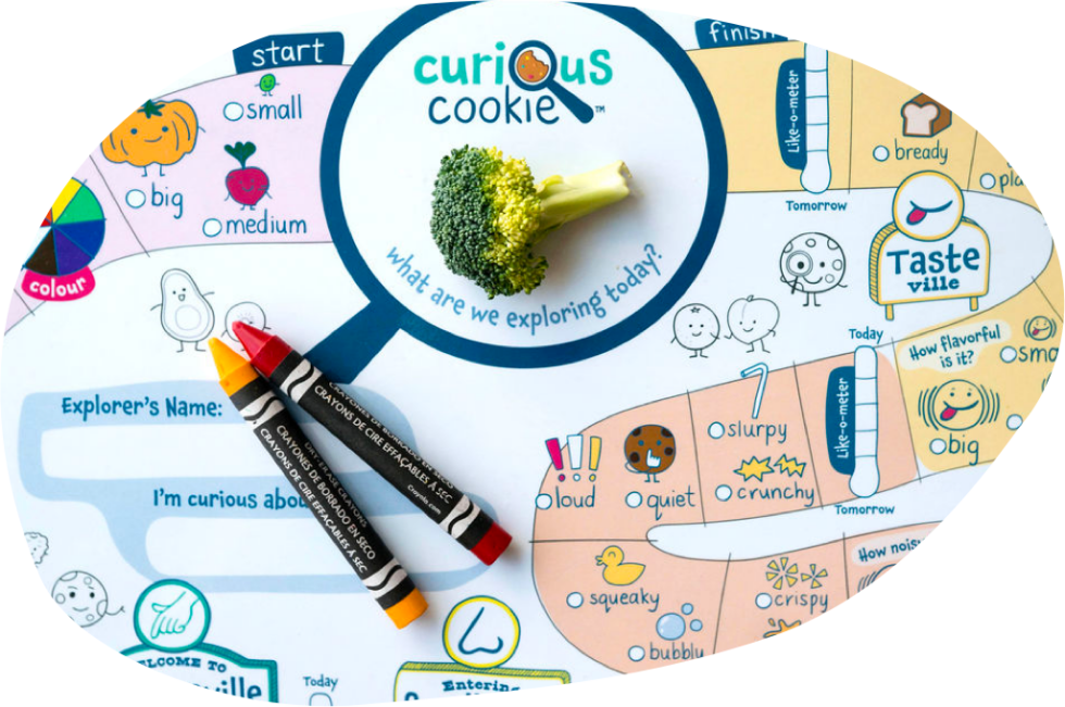 | Curious Cookie Food Exploration Mat for Picky Eaters